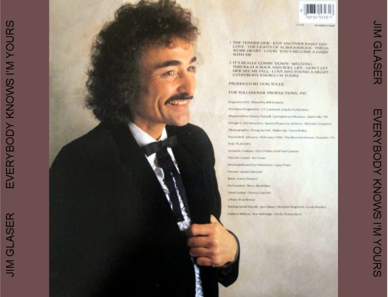 Jim Glaser - Everybody Knows I'm Yours (1985) CD
