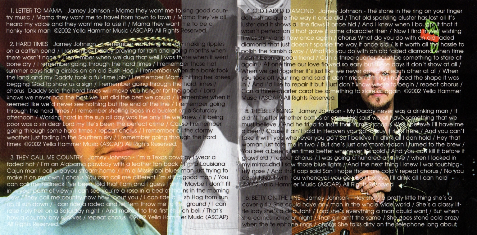 Jamey Johnson - They Call Me Country (2002) CD