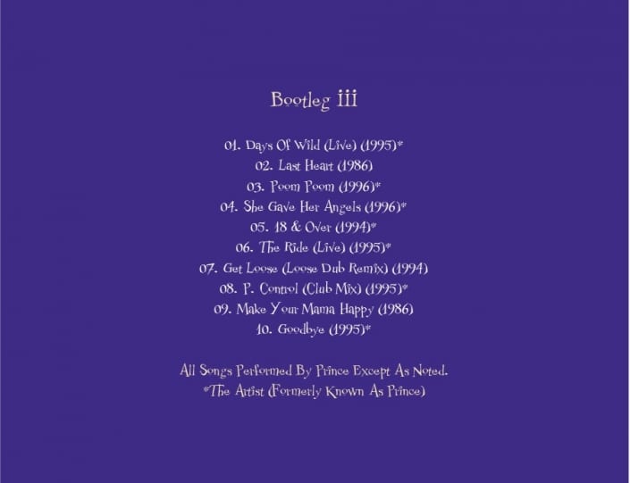 Prince - Crystal Ball (1998) 3 CD SET