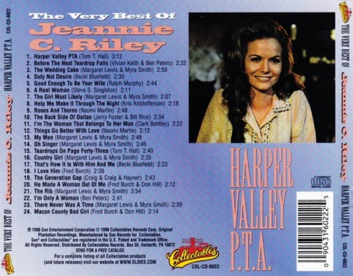 Jeannie C. Riley - Harper Valley P.T.A. The Very Best Of Jeannie C ...