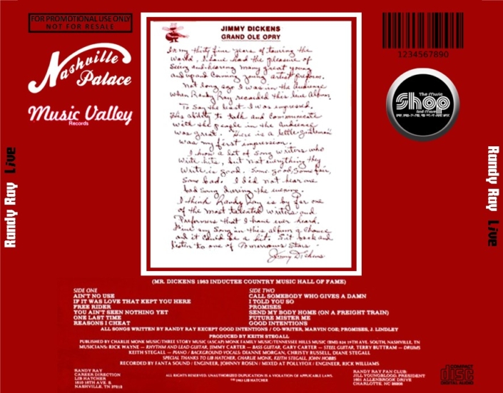 Randy Ray (Randy Travis) (Randy Traywick) - Nashville Palace + The ...