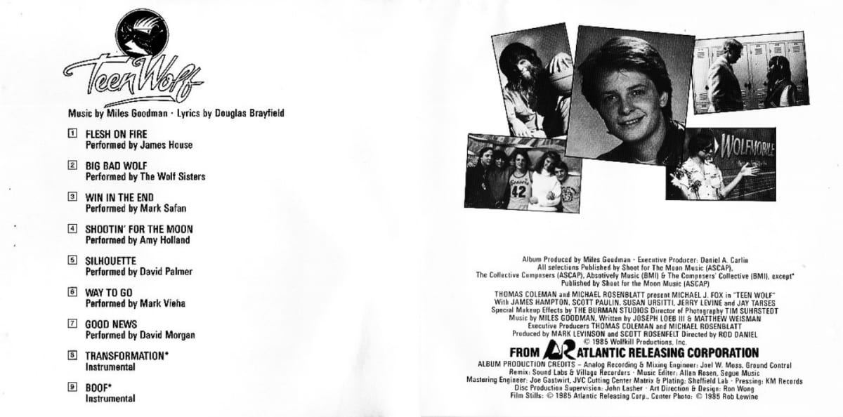 Teen Wolf - Original Soundtrack (EXPANDED EDITION) (1985) CD