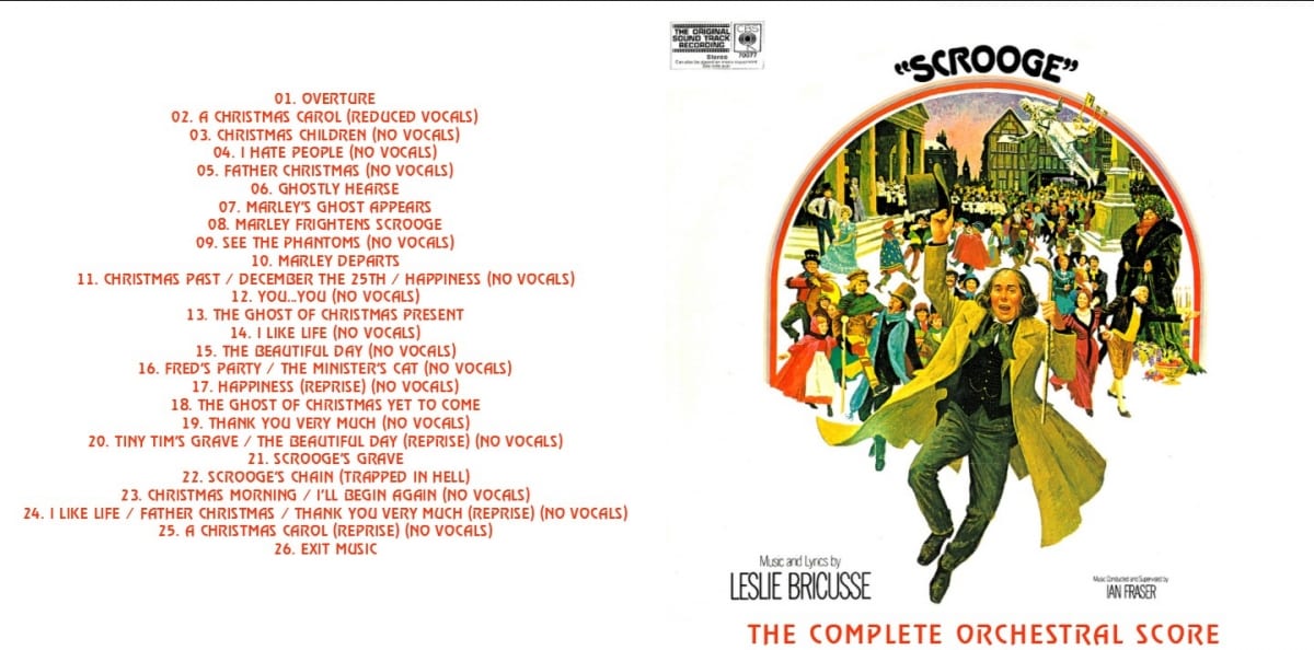 Scrooge - The Complete Orchestral Score (1970) CD