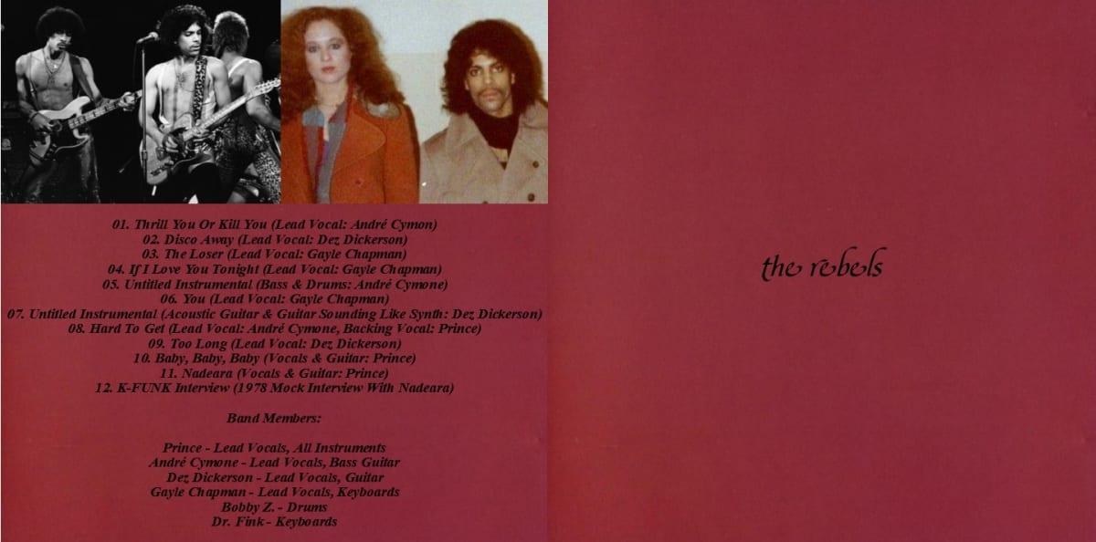 The Rebels - The Rebels (Prince) (1979) CD