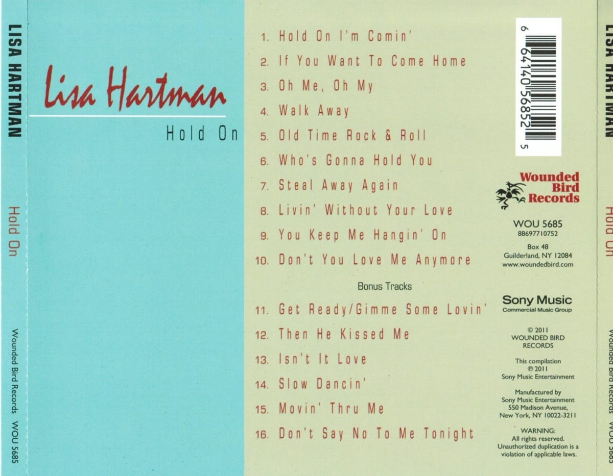 Lisa Hartman - Hold On (EXPANDED EDITION) (1979) CD