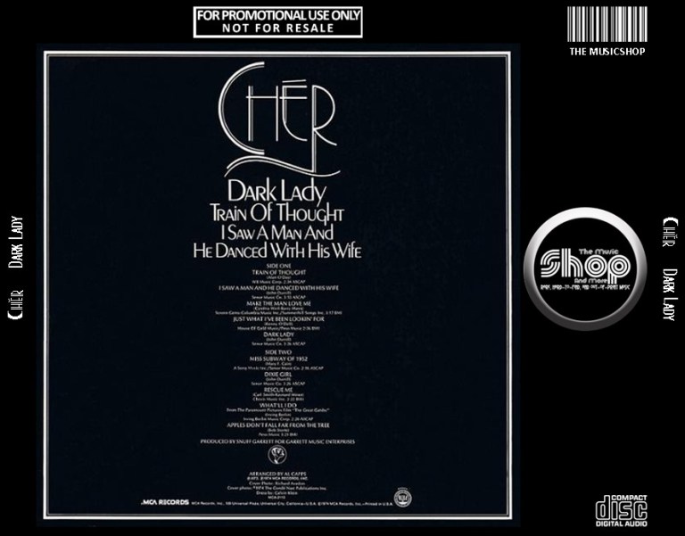 Cher - Dark Lady (EXPANDED EDITION) (1974 / 2023) 2 CD SET