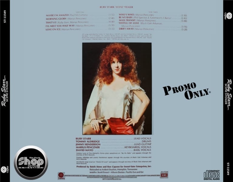 Ruby Starr - Scene Stealer (Grey-Star) (Ruby Jones) (1976) CD