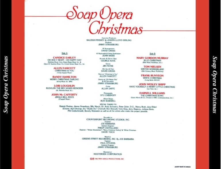 Soap Opera Christmas (1982) CD