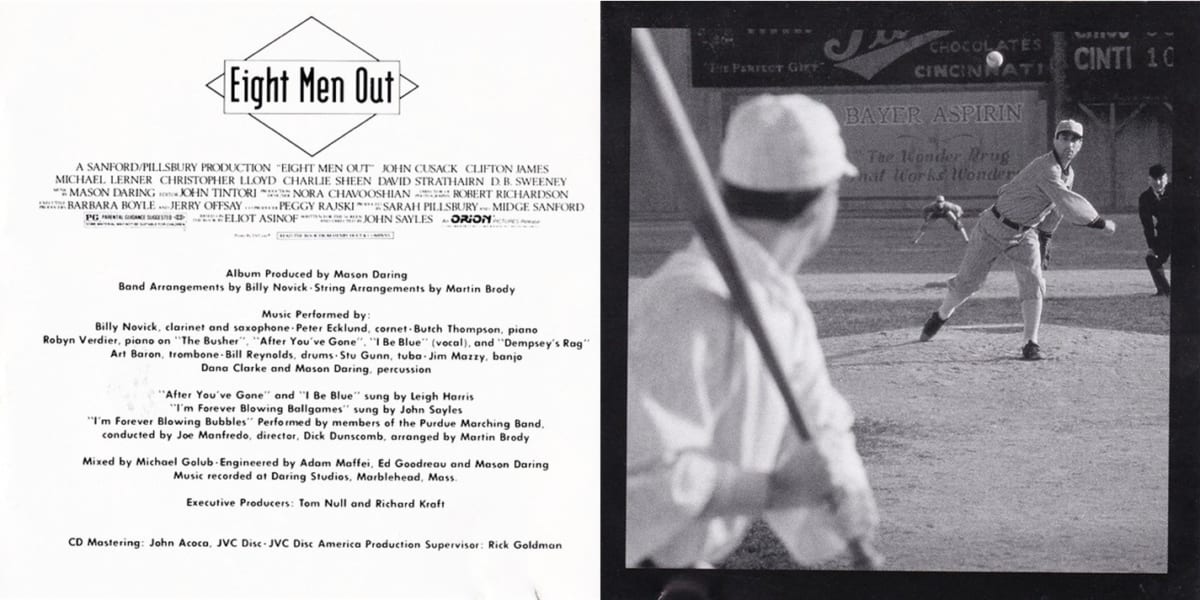 Eight Men Out - Original Soundtrack (1988) CD