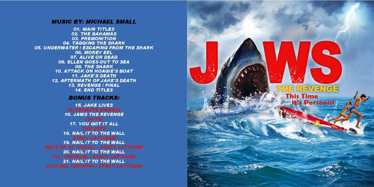 Jaws 4 The Revenge - Original Score + Original Soundtrack (EXPANDED ...