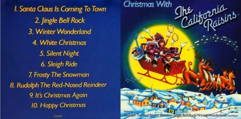 The California Raisins - Christmas With The California Raisins (+ BONUS ...