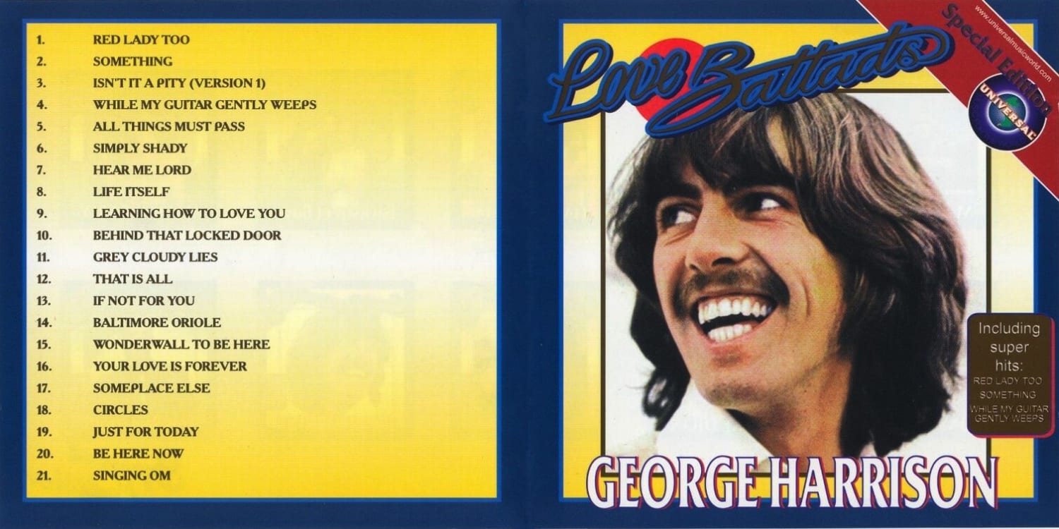 George Harrison ‎- Love Ballads (2002) CD