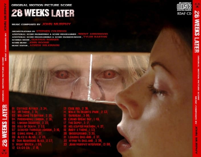 28 Weeks Later - Original Soundtrack (2007) CD