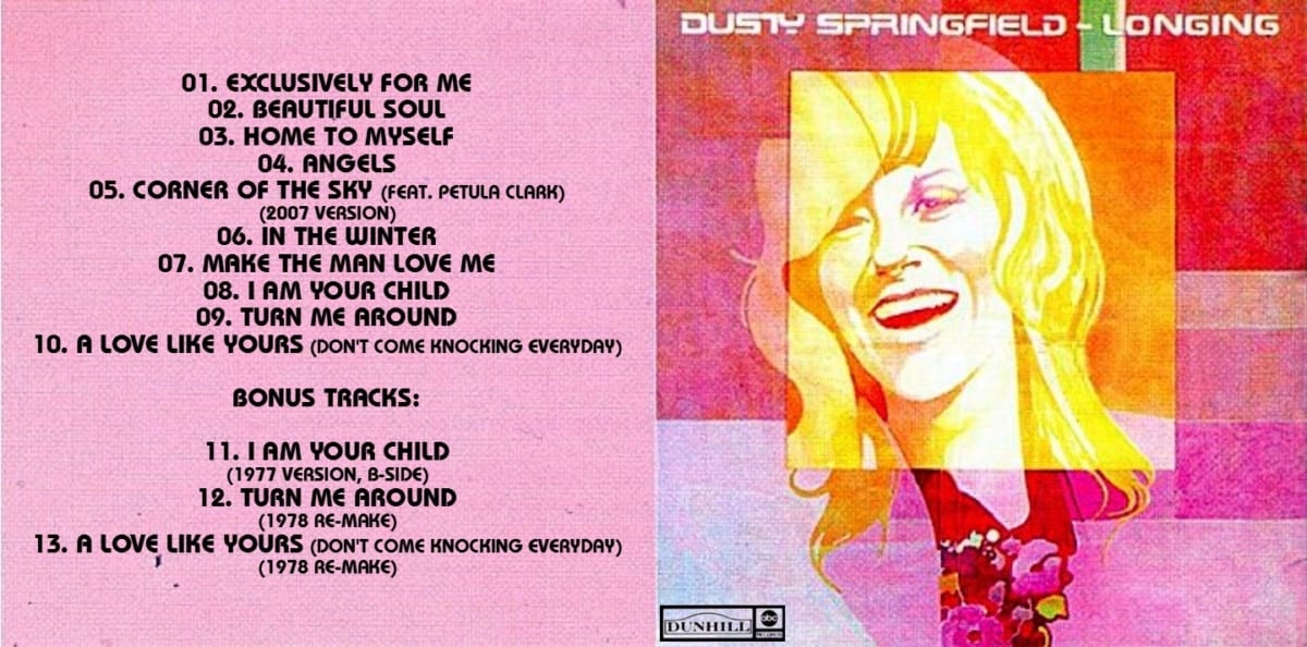 Dusty Springfield - Longing (Unreleased Album) (EXPANDED EDITION) (1974 ...