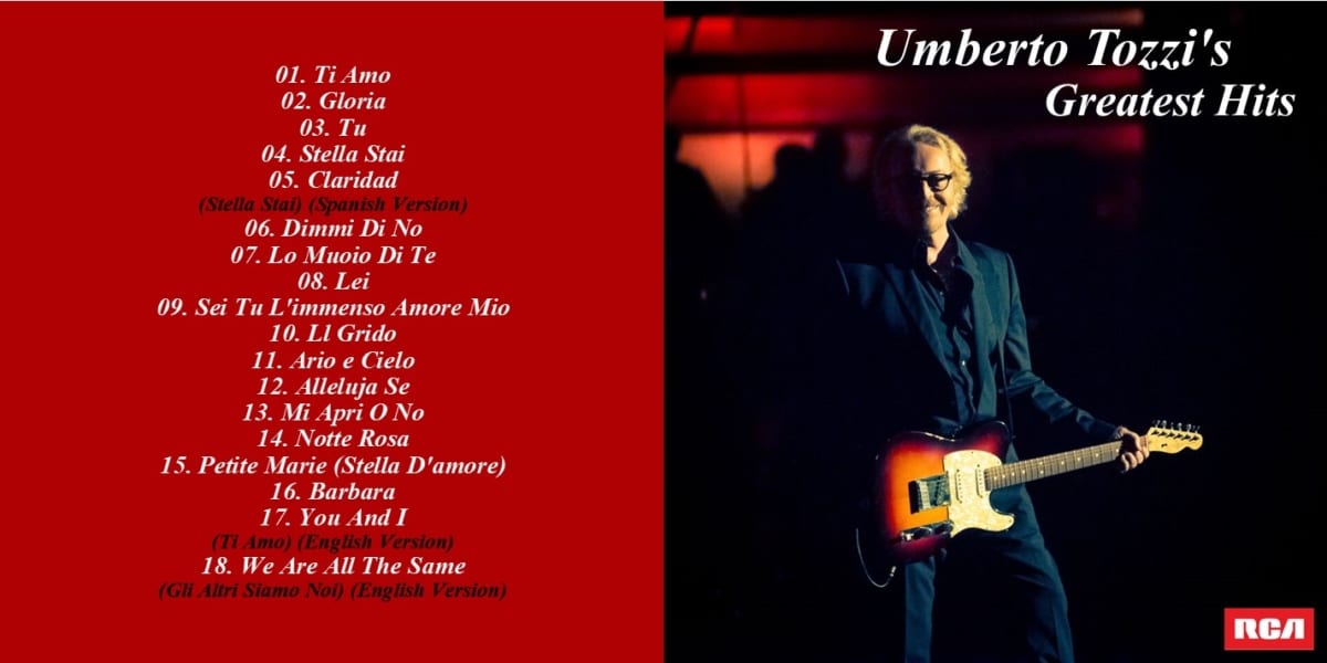 Umberto Tozzi - Umberto Tozzi's Greatest Hits (2020) CD