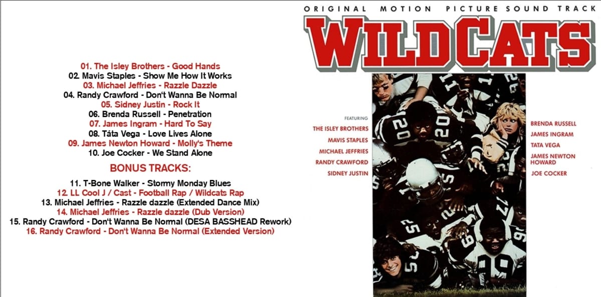 Wildcats - Original Soundtrack (EXPANDED EDITION) (1986) CD