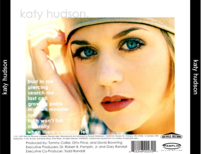 Katy Hudson (Katy Perry) - Katy Hudson (+ BONUS TRACK) (2001) CD
