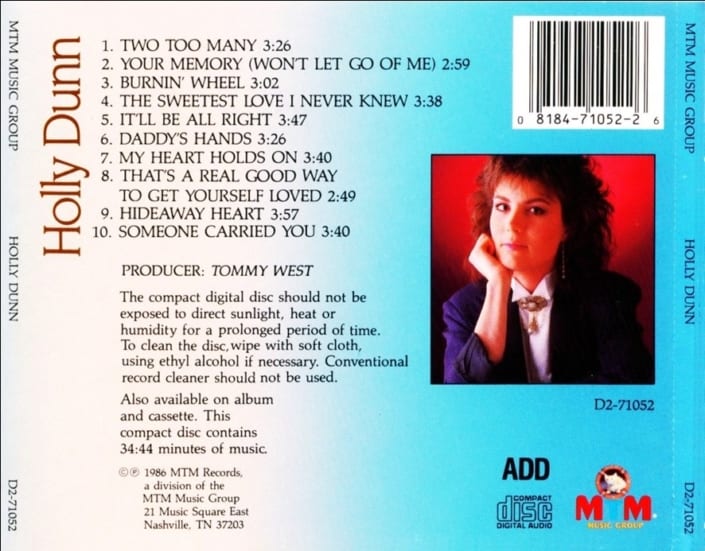 Holly Dunn - Holly Dunn (EXPANDED EDITION) (1986) CD