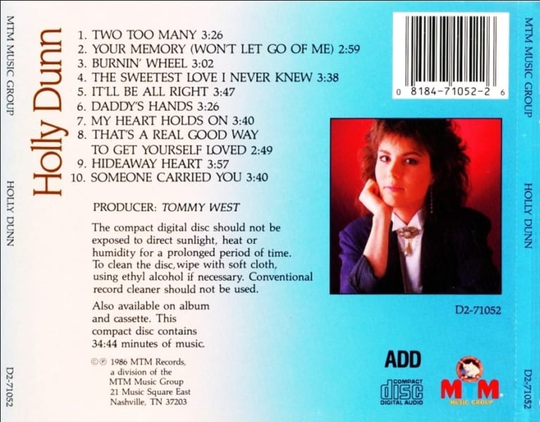 Holly Dunn - Holly Dunn (EXPANDED EDITION) (1986) CD