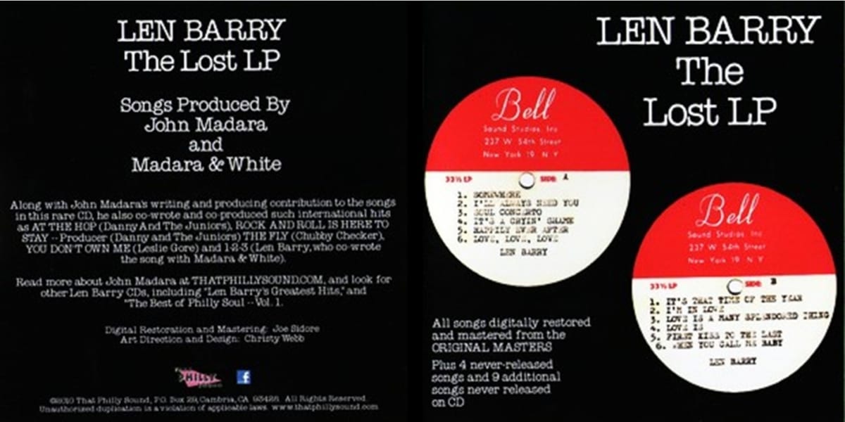 Len Barry - It's That Time Of Year (UNRELEASED ALBUM) (EXPANDED EDITION ...