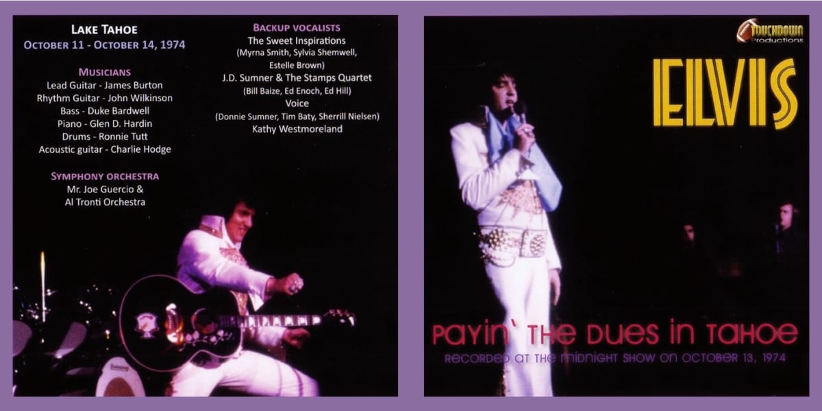 Elvis Presley - Payin' The Dues In Tahoe (October 13, 1974 Midnight ...