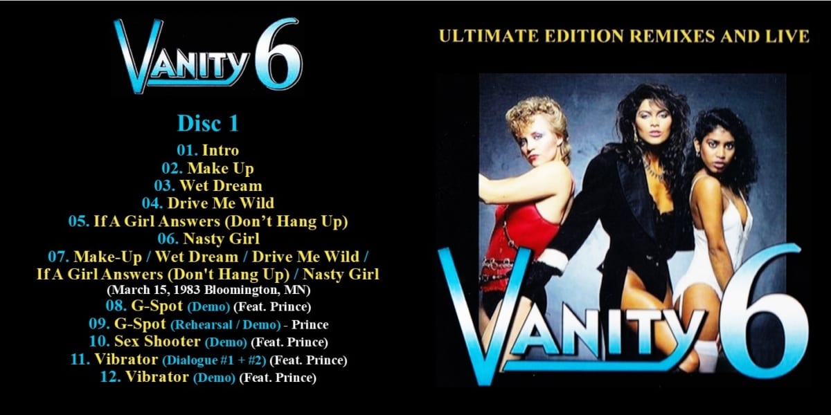 Vanity 6 - Ultimate Remixes And Live (2019) 2 CD SET