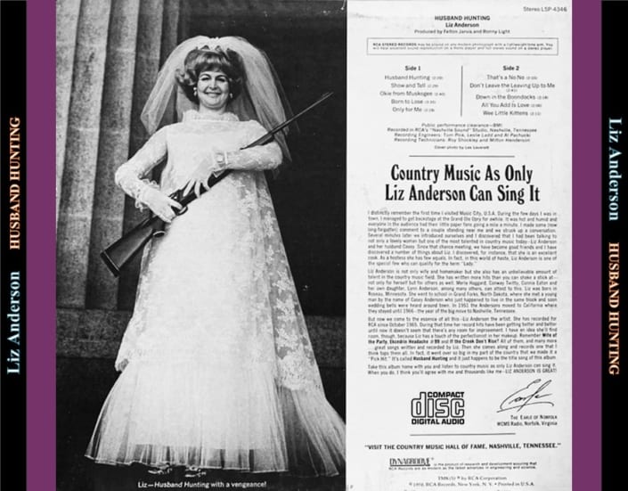 Liz Anderson - Husband Hunting (1970) CD