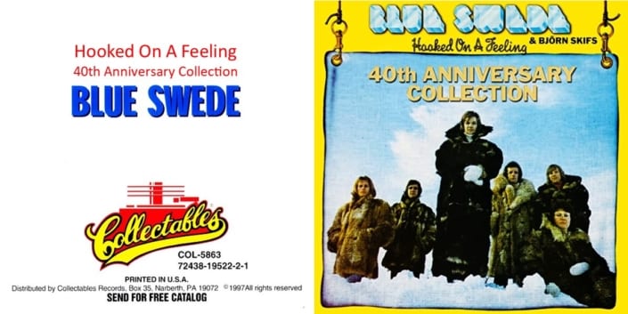 Blue Swede & Björn Skifs - Hooked On A Feeling: 40th Anniversary ...