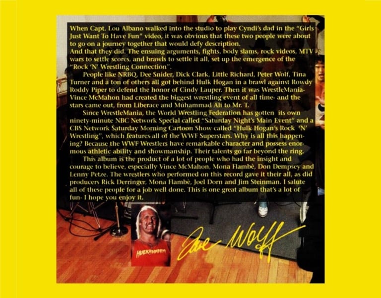 W.W.F. - The Wrestling Album (1985) CD