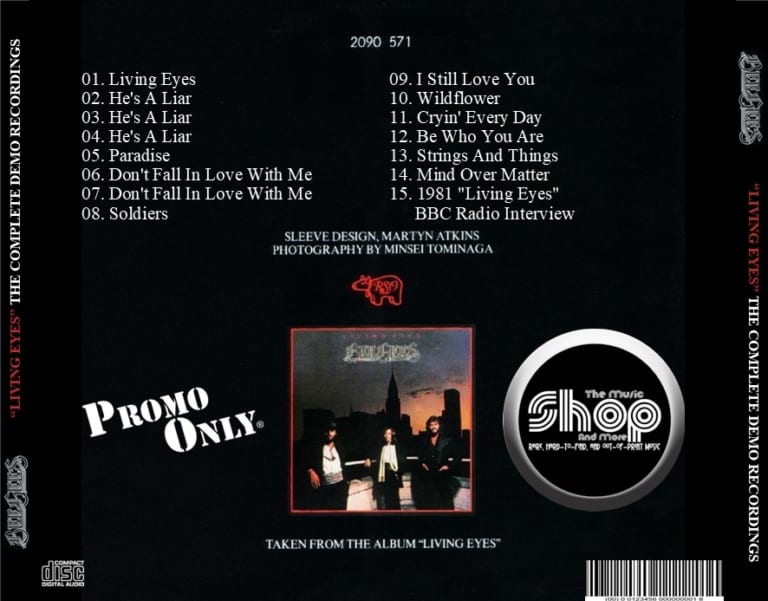 Bee Gees - "Living Eyes" The Complete Demo Recordings (1981) CD