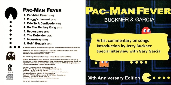 Buckner & Garcia - Pac-Man Fever: 30th Anniversary Edition (EXPANDED ...