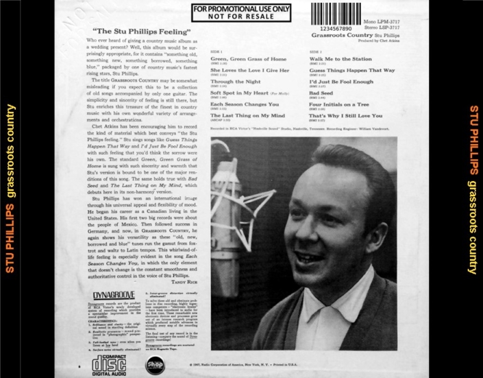 Stu Phillips - Grassroots Country (1967) CD
