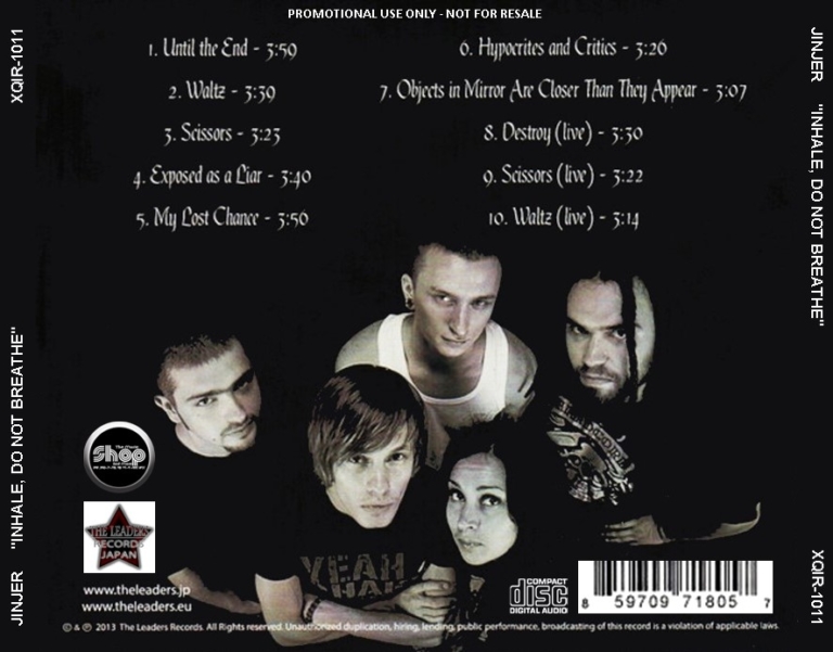 Jinjer - Inhale, Do Not Breathe (EXPANDED EDITION) 2012 / 2021) CD