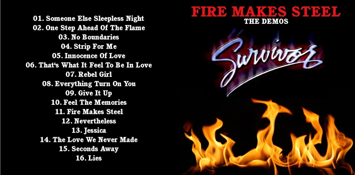 Survivor - Fire Makes Steel (Unreleased Demo Album Feat. Dave Bickler ...