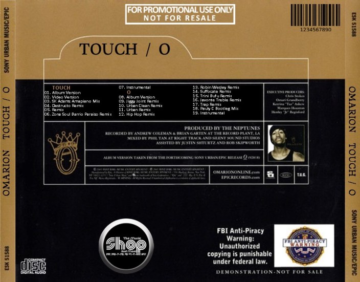 Omarion - Touch / O (The Remixes) (2005 / 2004) CD
