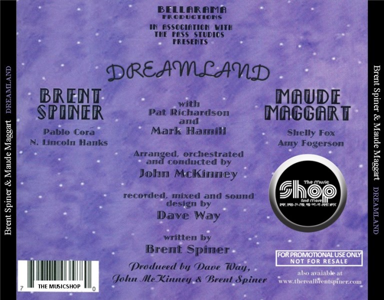 Brent Spiner & Maude Maggart - Dreamland (2010) CD