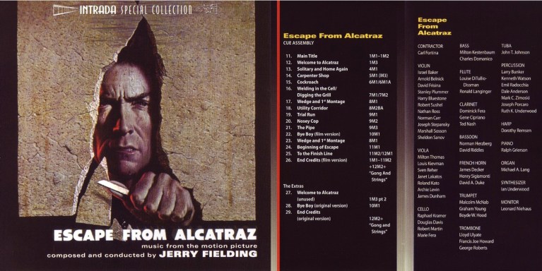 Escape From Alcatraz / Hell Is For Heroes - Soundtrack (Jerry Fielding ...