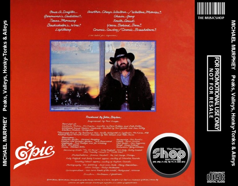 Michael Murphey (Michael Martin Murphey) - Peaks, Valleys, Honky-Tonks ...