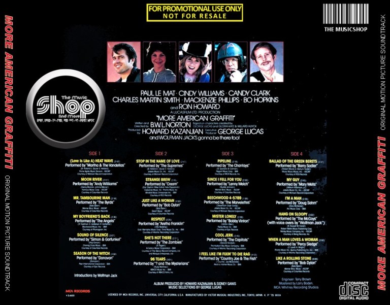 More American Graffiti - Original Motion Picture Soundtrack (EXPANDED ...