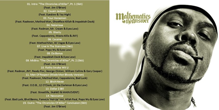 Mathematics (Wu Tang Clan) - The Answer (MIXTAPE) (2013) CD