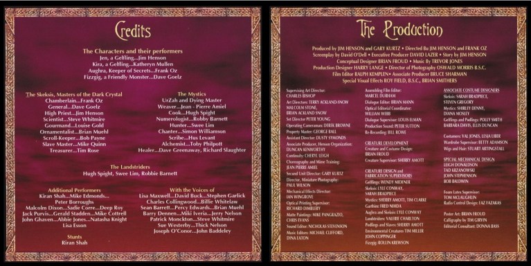 Trevor Jones - The Dark Crystal - Original Soundtrack (Limited Edition ...