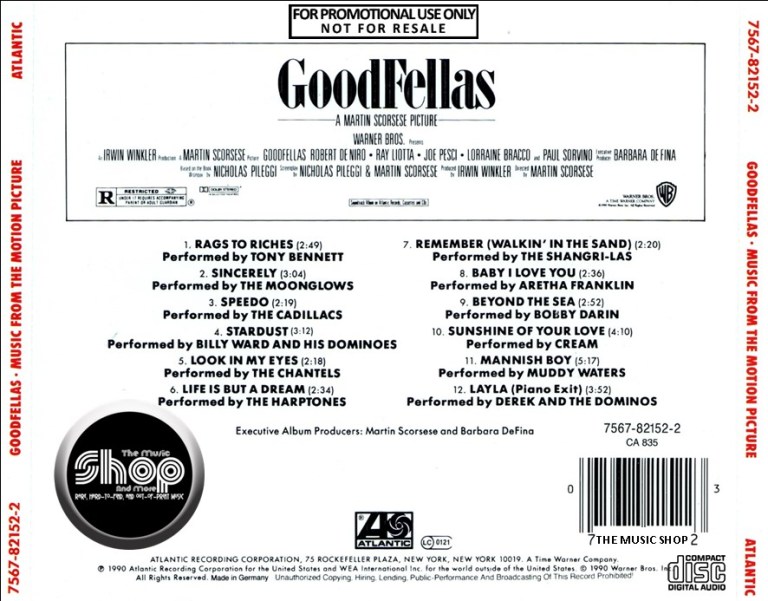 GoodFellas - Original Soundtrack (EXPANDED EDITION) (1990) 3 CD SET