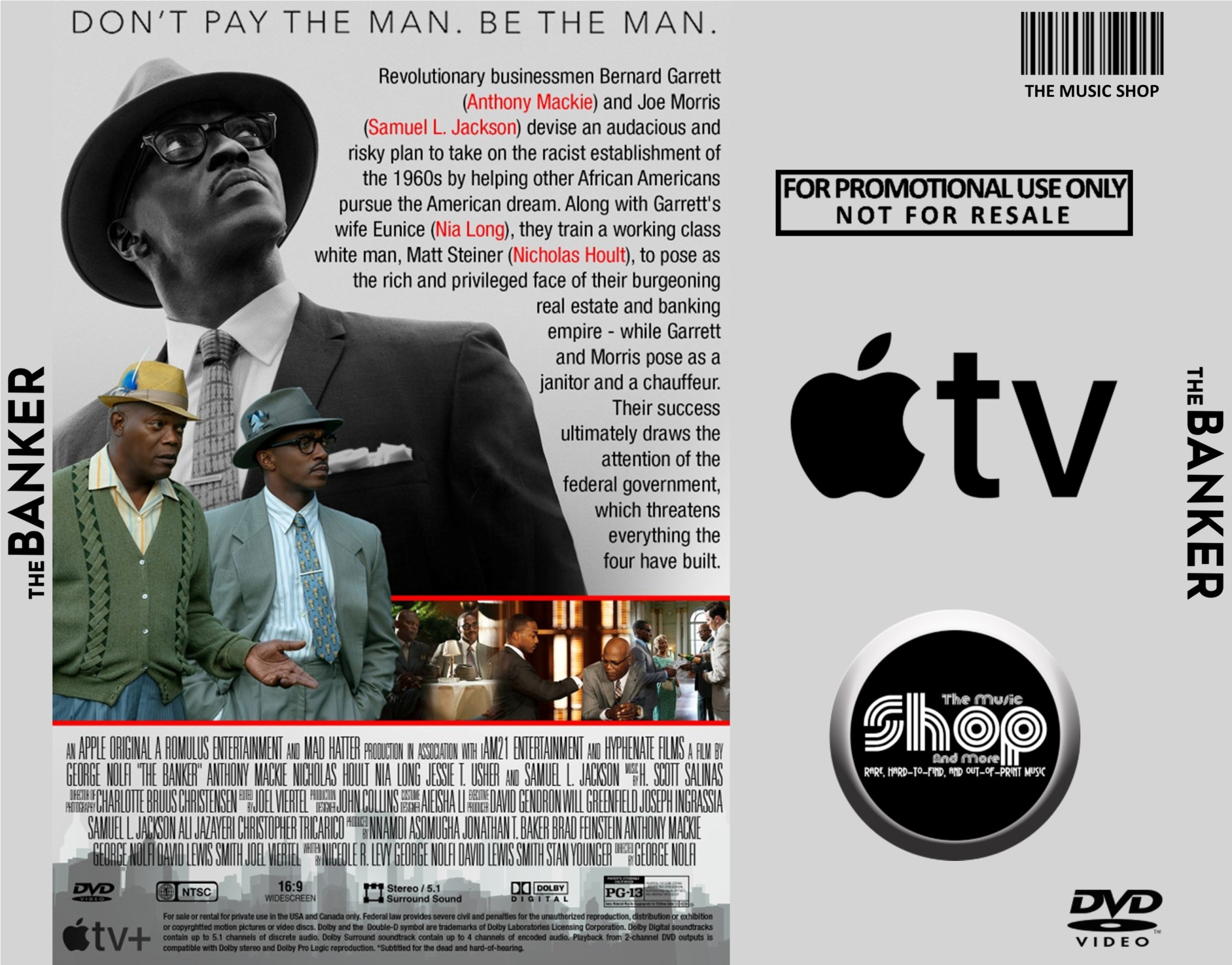 The Banker (Anthony Mackie, Samuel L. Jackson & Nicholas Hoult) (2020 ...