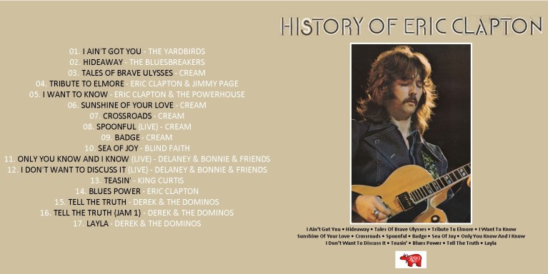 Eric Clapton - History Of Eric Clapton (1972) CD