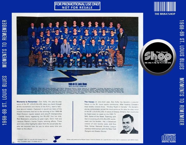 Dan Kelly (The Voice Of The St. Louis Blues) - 1968-69 St. Louis Blues ...