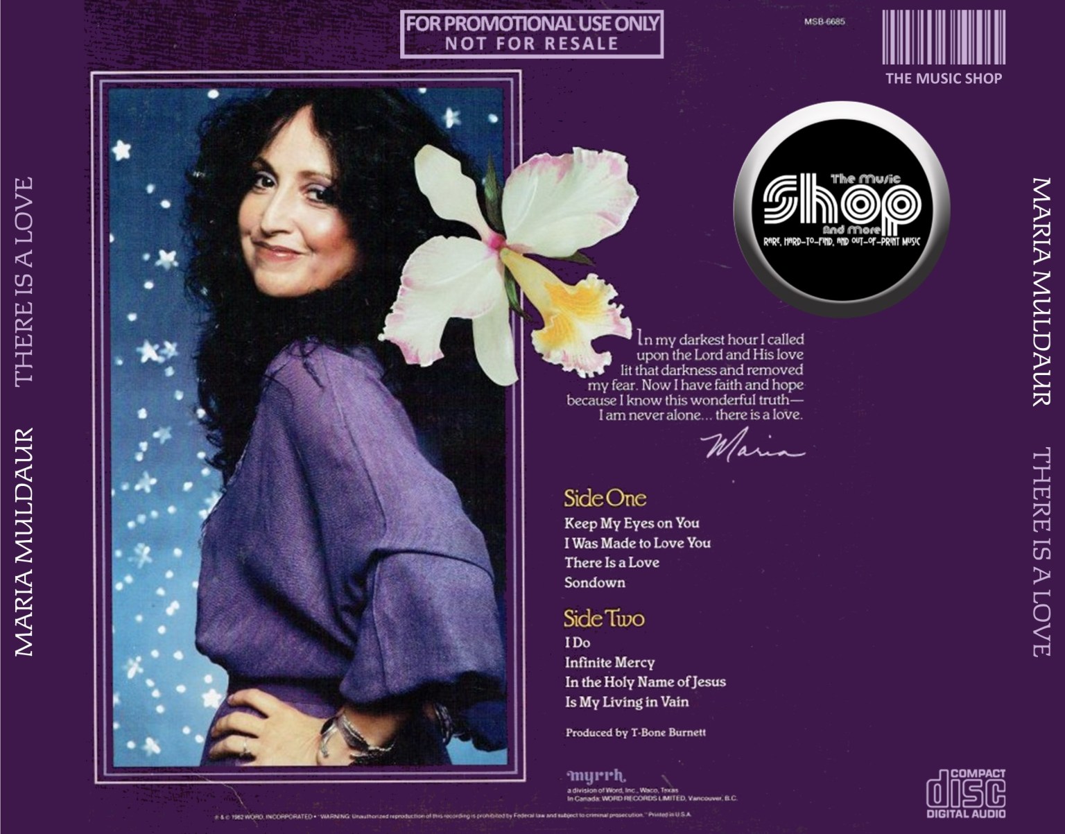 Maria Muldaur - There Is A Love (1982) CD