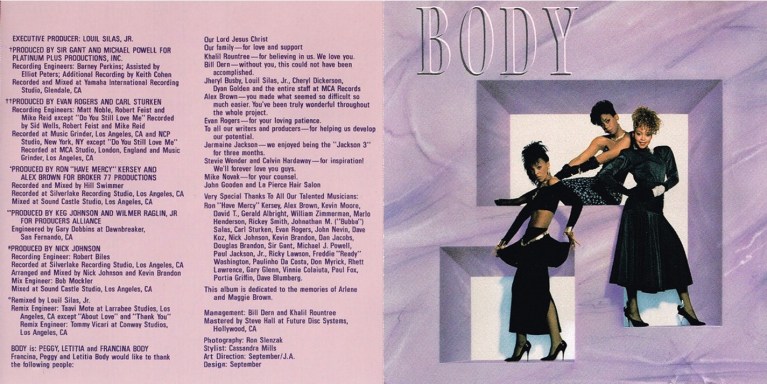 Body - Body (a.k.a. The Body Sisters) (1987) CD