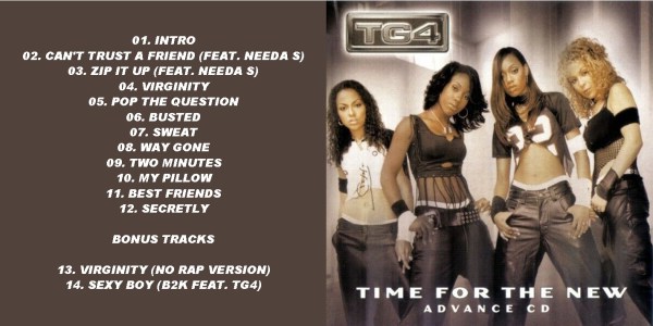 TG4 (Tom Gurl Four) - Time For The New (Unreleased Album) (2002) CD