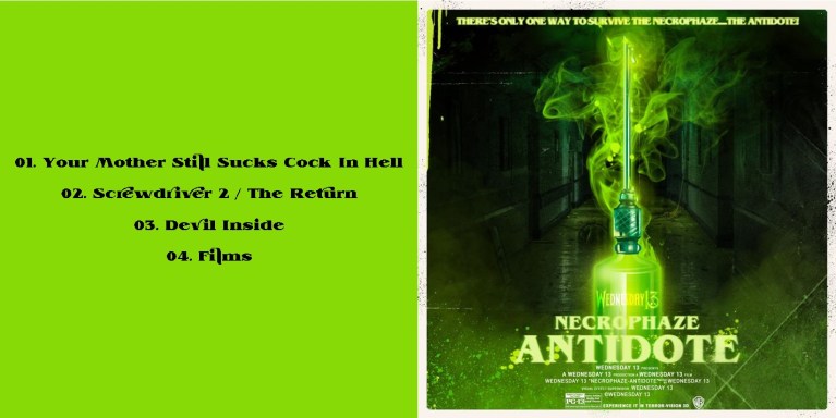Wednesday 13 - Necrophaze / Antidote (2021) CD