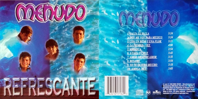 Menudo - Refrescante... (Remasterizado) (1986) CD